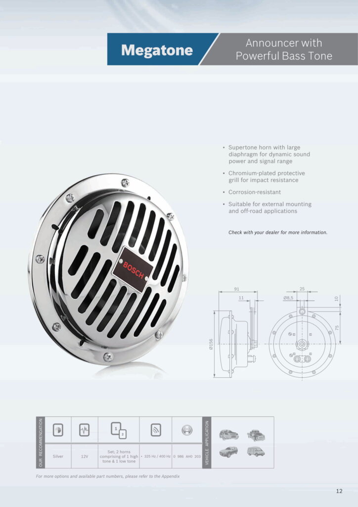 Bosch Horns - VServe