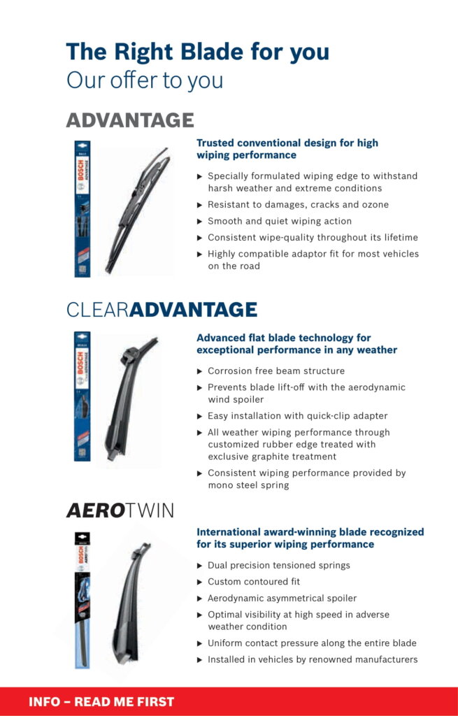 Bosch Wipers - VServe